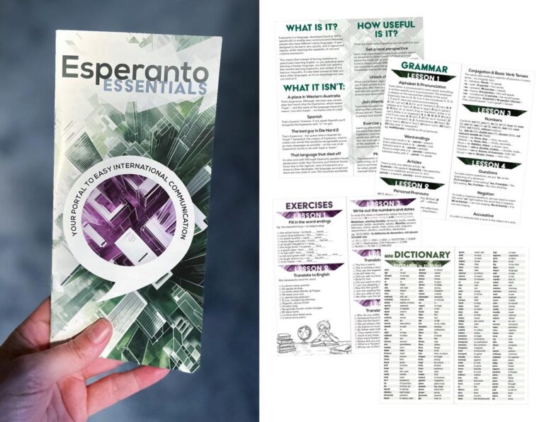 Esperanto Essentials booklet - Australian Esperanto Association